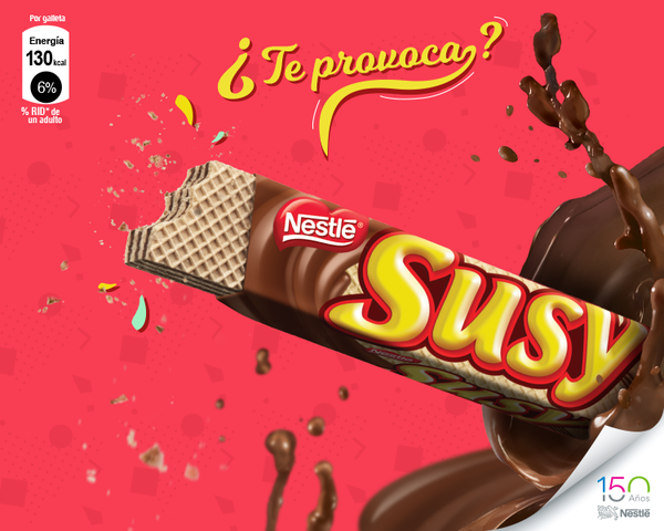 Nestle Susy Maxi Wafer with chocolate filling - Venezuelan Snack | Arka ...